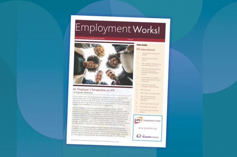 Implementing an IPS prototype in West Auckland - Work Counts